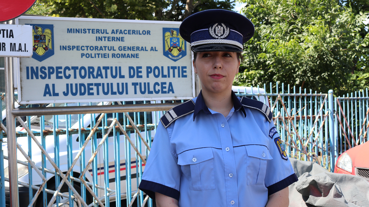 Amalia Ignatencu, purtător de cuvânt IPJ Tulcea. FOTO Adrian Boioglu ...